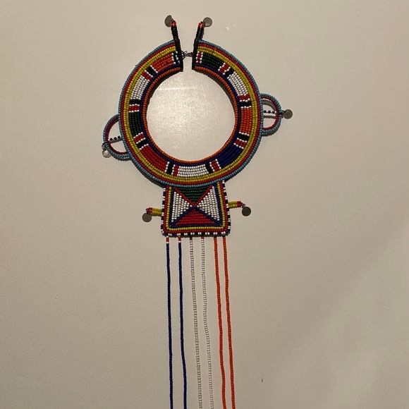 Maasai | Jewelry | Vintage Maasai Kenya Tribal Necklace Collar Ceremony ...